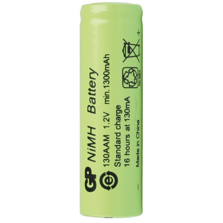 GP cylindrical battery 2/3AAA 300mAh NiMh