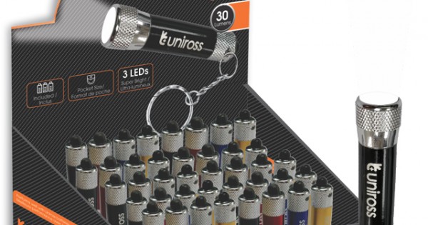 Uniross φακός μπρελοκ LED